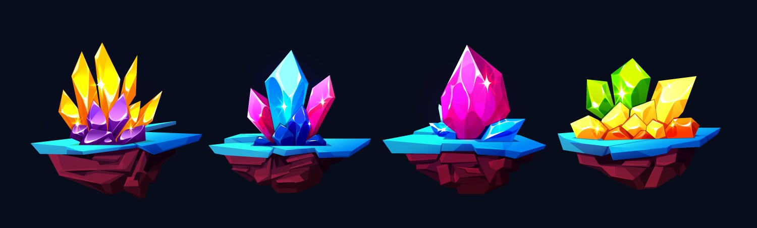 Cartoon Crystals Vector Images (over 21,000)