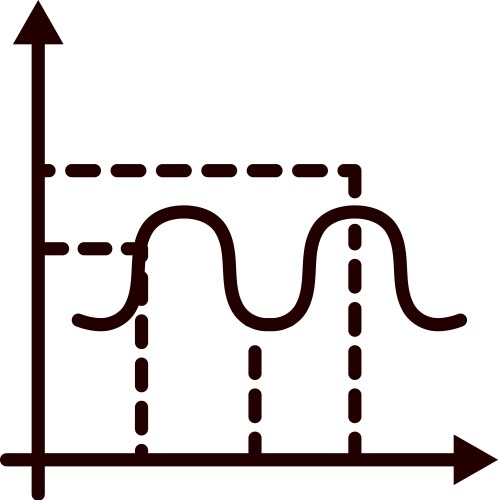 Math diagram icon Royalty Free Vector Image - VectorStock