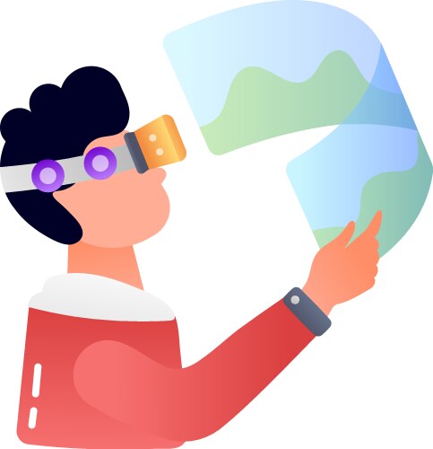 360 view Royalty Free Vector Image - VectorStock