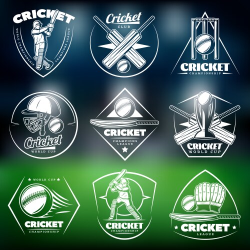 Cricket Templates Vector Images (over 2,200)