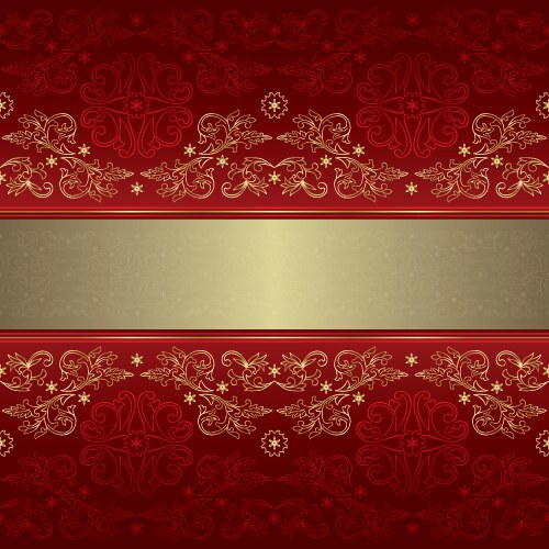 Luxury gold template Royalty Free Vector Image