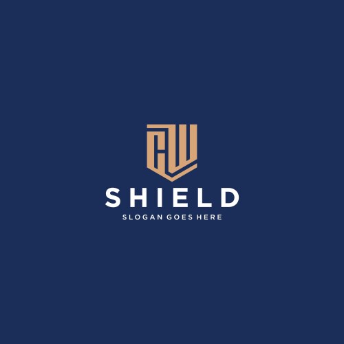 Kb letter shield icon Royalty Free Vector Image