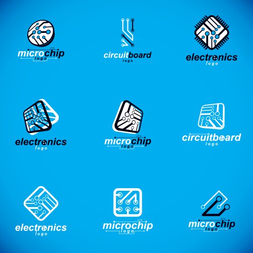 Pcb Components Set Vector Images (over 200)