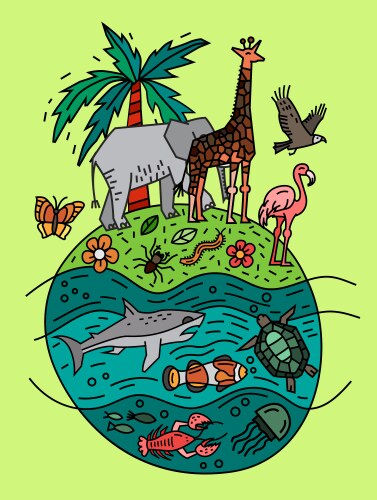 Biodiversity Vector Images (over 8,800)