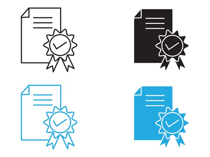 Certificate of Completion Vector Images (over 4,600)