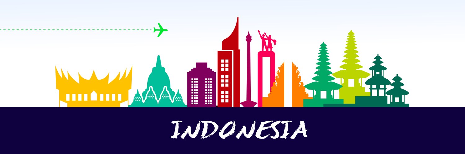 Prambanan yogyakarta indonesia Royalty Free Vector Image