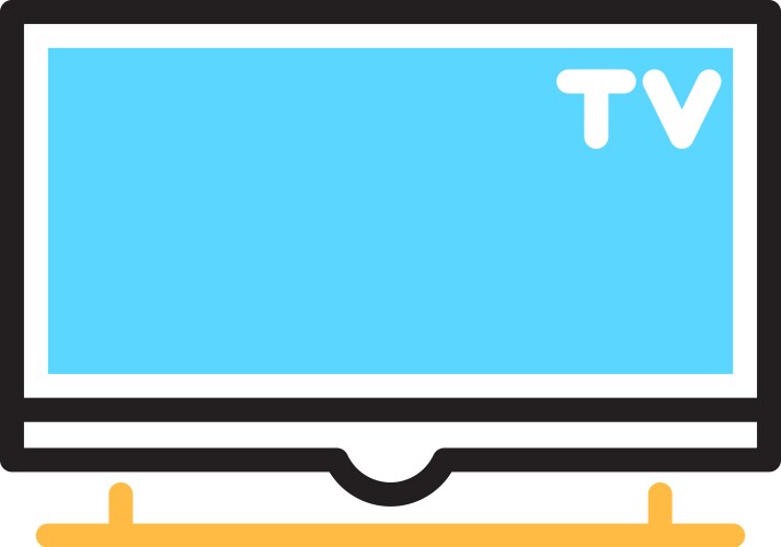Television test pattern Royalty Free Vector Image