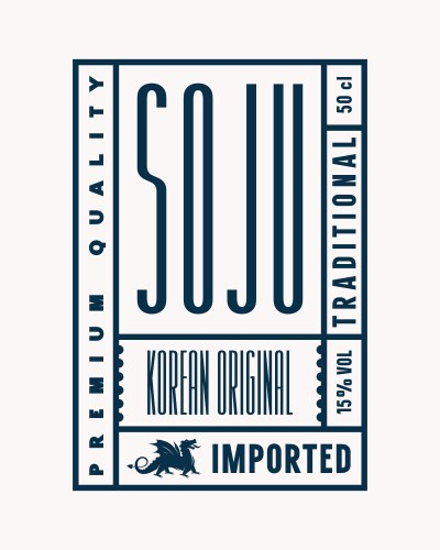 Korean Soju Vector Images (over 510)