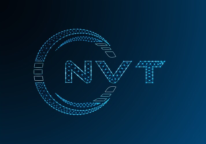 NVT Low Poly Letter Logo – Royalty-Free Vector | VectorStock