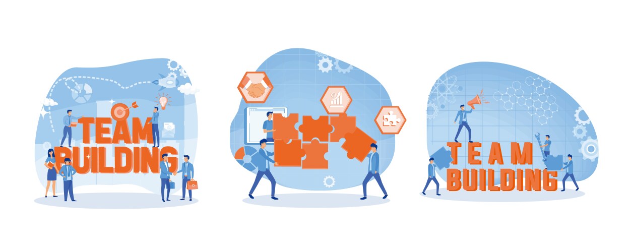 Team Building Banner Vector Images (over 3,600)