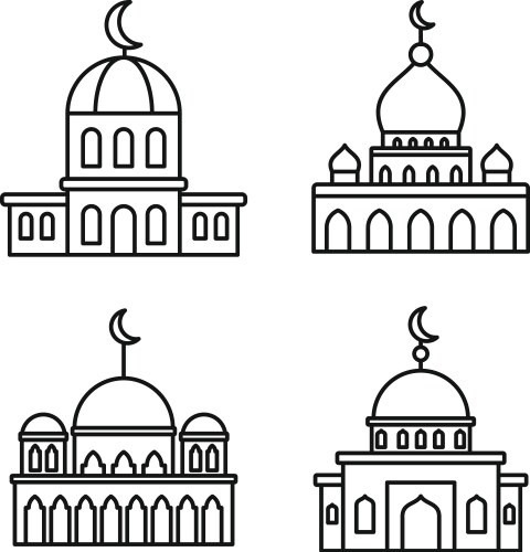 Mosque Outline Vector Images (over 14,000)