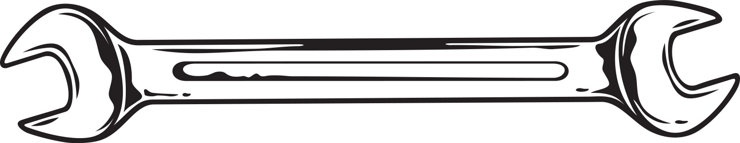 Black White Wrench Vector Images (over 69,000)