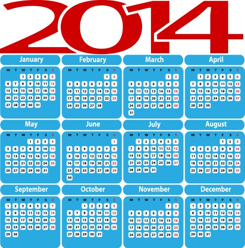 Calendar background Royalty Free Vector Image - VectorStock