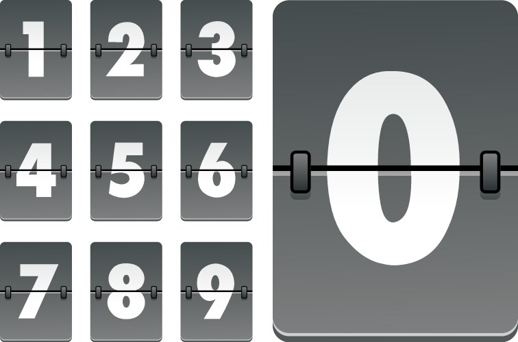 Clock Numbers Vector Images (over 57,000)