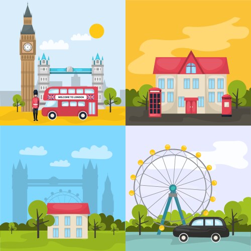 London background Royalty Free Vector Image - VectorStock
