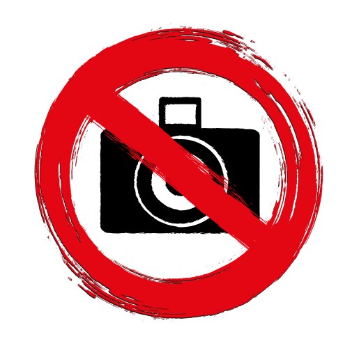 No Photography Sign Vector Images (over 2,900)