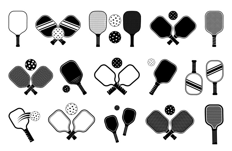 Pickleball Vector Images (over 1,700)
