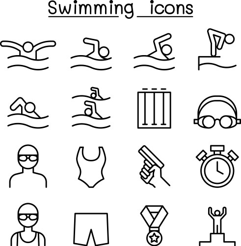 Swimming Race Vector Images (over 5,000)