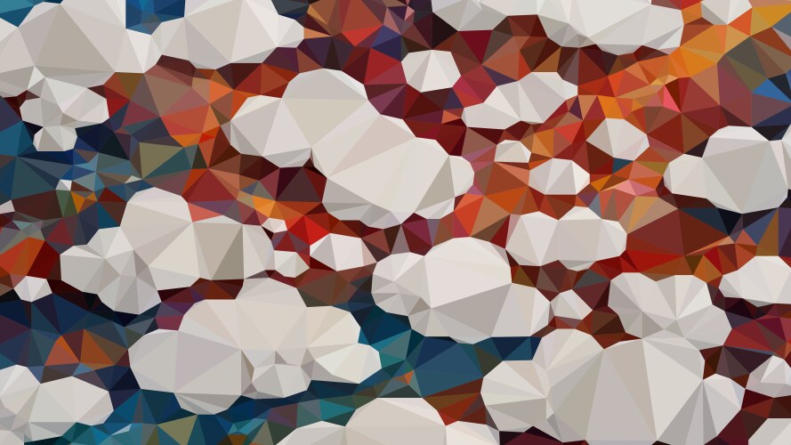 Low Poly Clouds Vector Images (over 1,900)