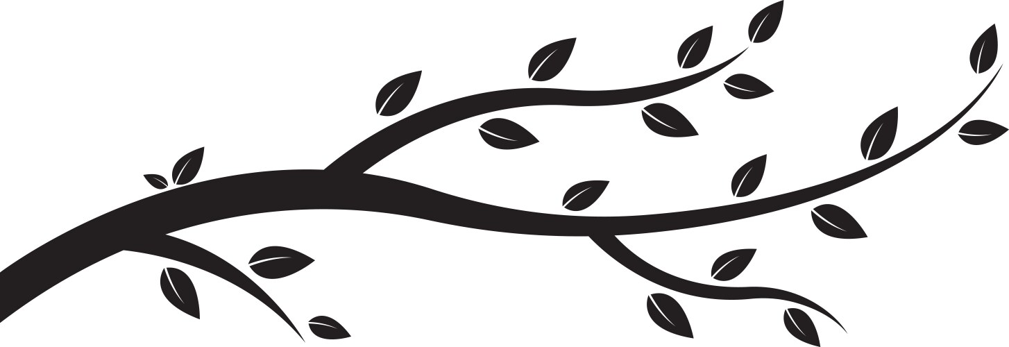 Tree branch logo Royalty Free Vector Image - VectorStock