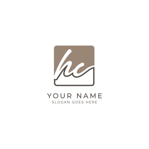 Hc Initial Handwritten Vector Images (over 130)