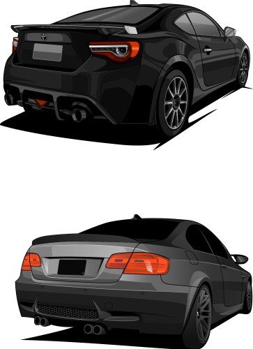 Car isometric view 3d isolated vehicle Royalty Free Vector