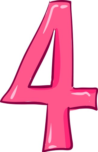 Number Four Clipart Vector Images (over 420)