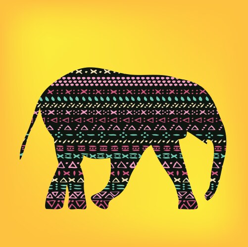 Elephant Print Pattern Vector Images (over 3,500)