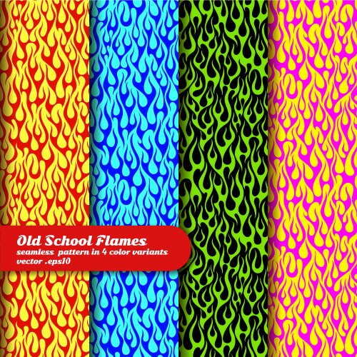 Flame Repeating Pattern Vector Images (over 1,600)