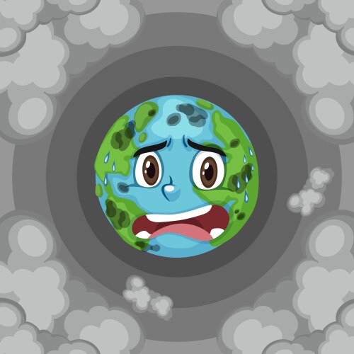 Earth pollution clipart Vector Images & Graphics for Commercial Use ...