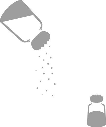 Salt shaker retro groovy kitchenware character Vector Image