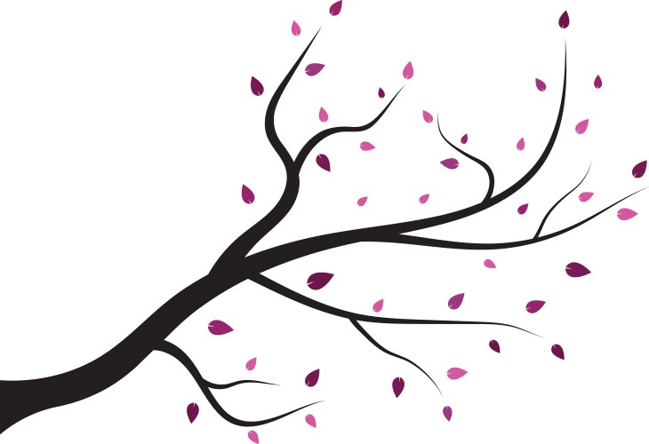 Tree branch logo Royalty Free Vector Image - VectorStock