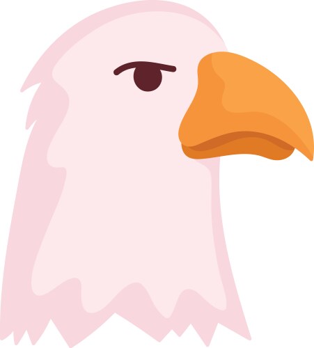 Bald eagle outline Royalty Free Vector Image - VectorStock