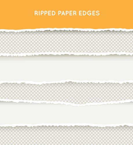 Ripped paper Royalty Free Vector Image - VectorStock