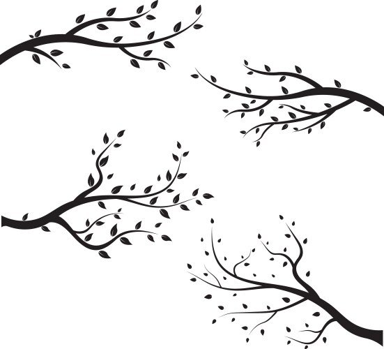 Tree branch logo Royalty Free Vector Image - VectorStock
