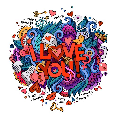 Love Doodles Vector Images (over 150,000)