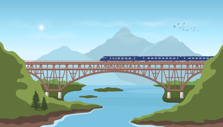 Bridge Landscape Vector Images (over 15,000)