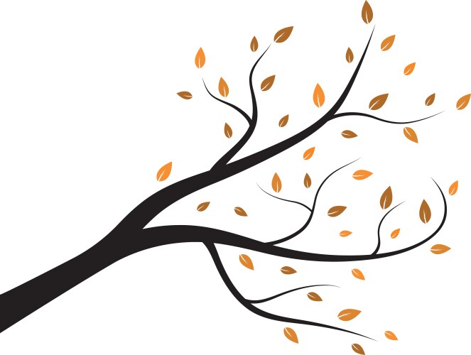 Tree branch logo Royalty Free Vector Image - VectorStock