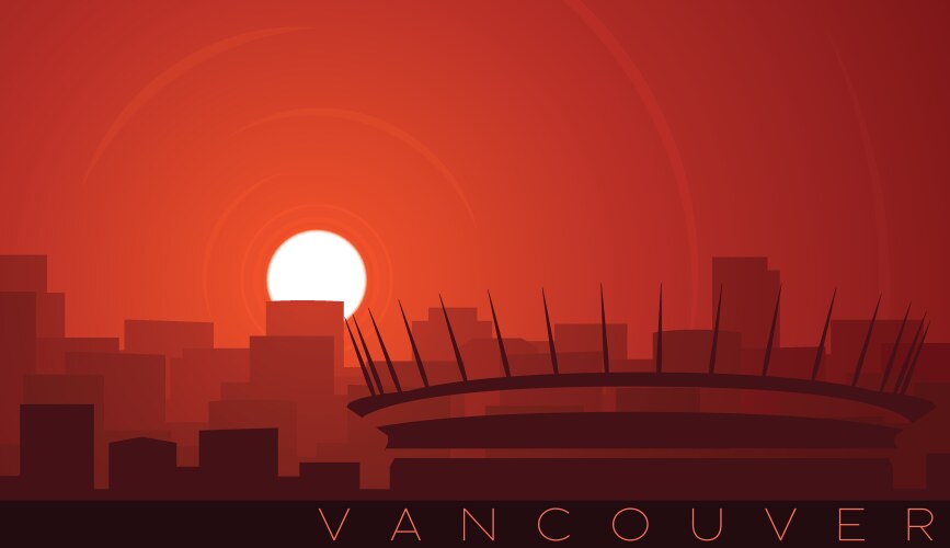 Vancouver Skyline Vector Images (over 450)