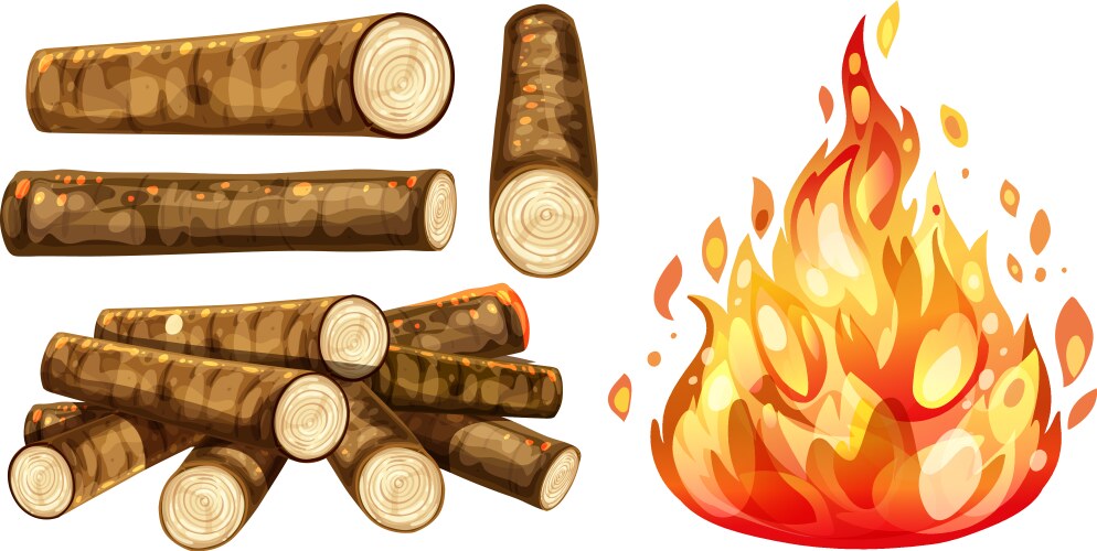 Log Fire Vector Images (over 3,700)