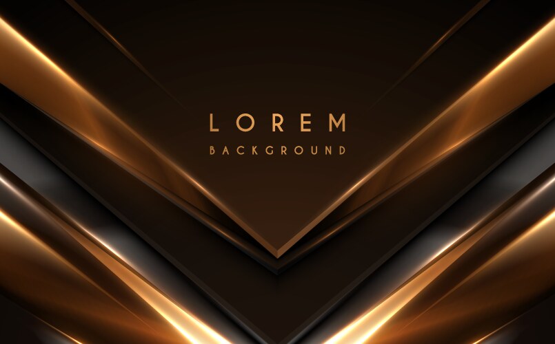 Abstract creative black and gold combination Vector Image