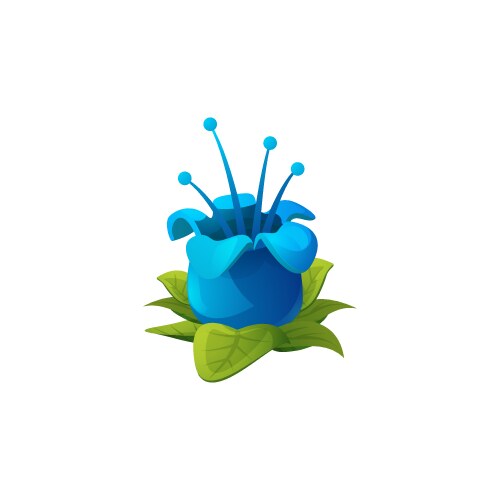 Whimsical Flowers Blue Flower Background Vector Images (over 670)