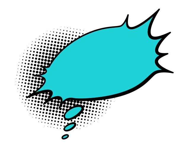 Comics book speech bubbles balloon Royalty Free Vector Image