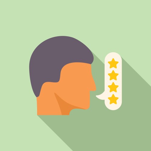 Five star rating chart Royalty Free Vector Image