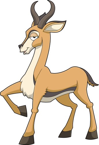 Smiling zebra cartoon mascot character Royalty Free Vector