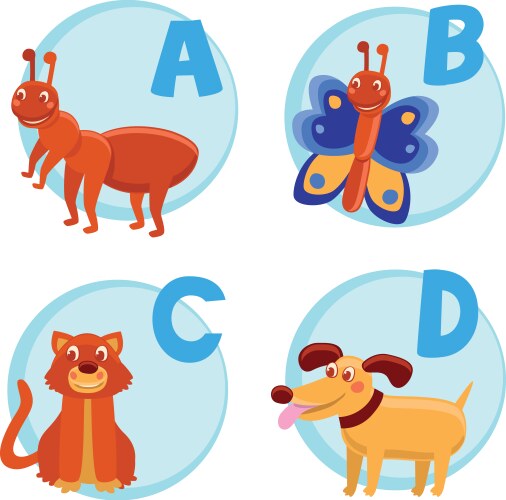 Animal Alphabet Vector Images (over 32,000)