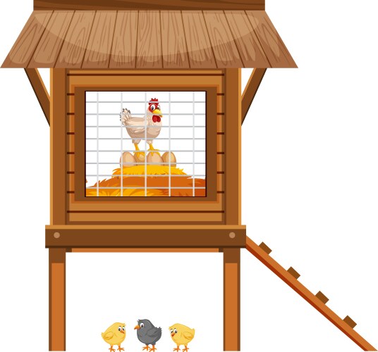 Chicken Pen Clipart