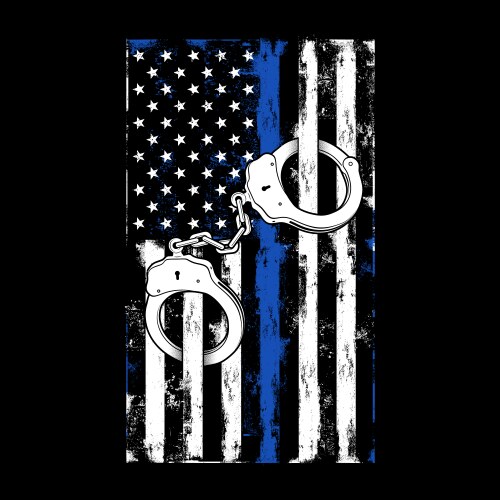 Police Flag USA Vector Images (over 5,300)