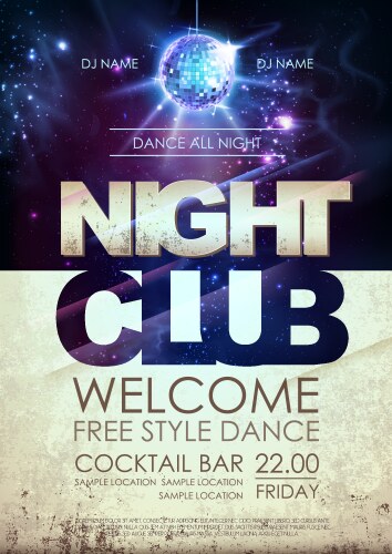 Texture Night Club Vector Images (over 8,200)