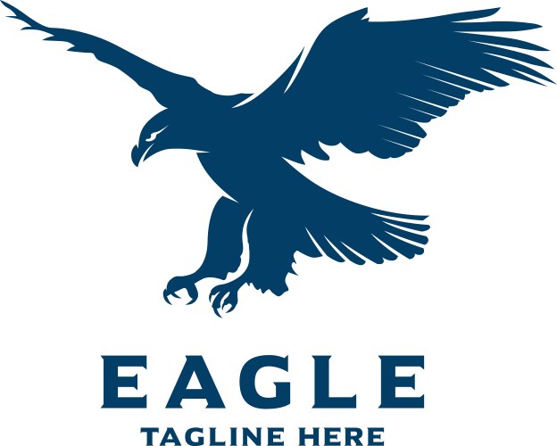 Eagle body logo Royalty Free Vector Image - VectorStock
